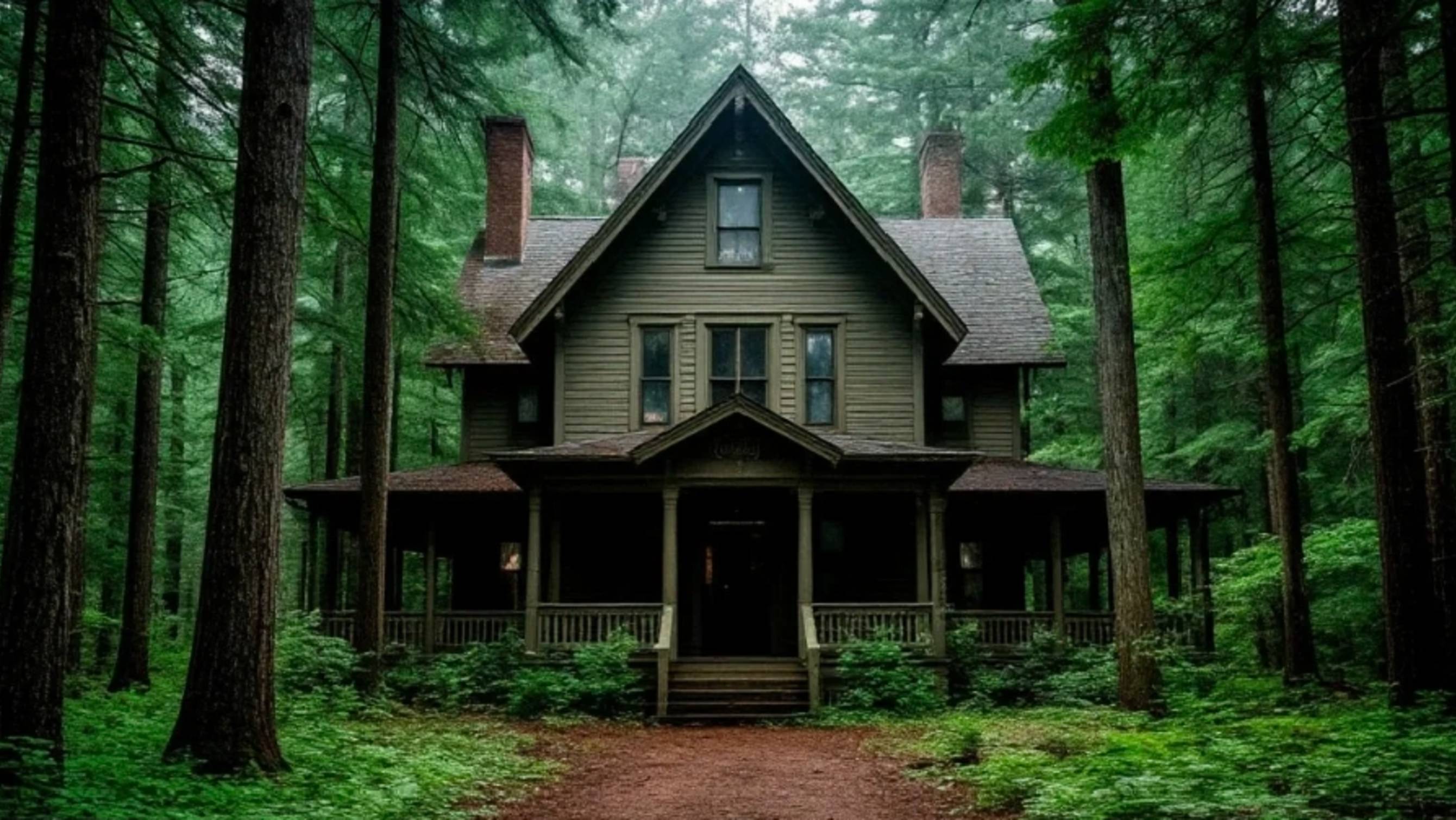 Таинственный домик посредине леса в имении Сназиных-Тормасовых артефакт советского прошлого.