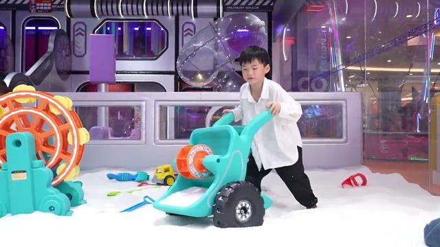 Тележка с вращающимся колесом