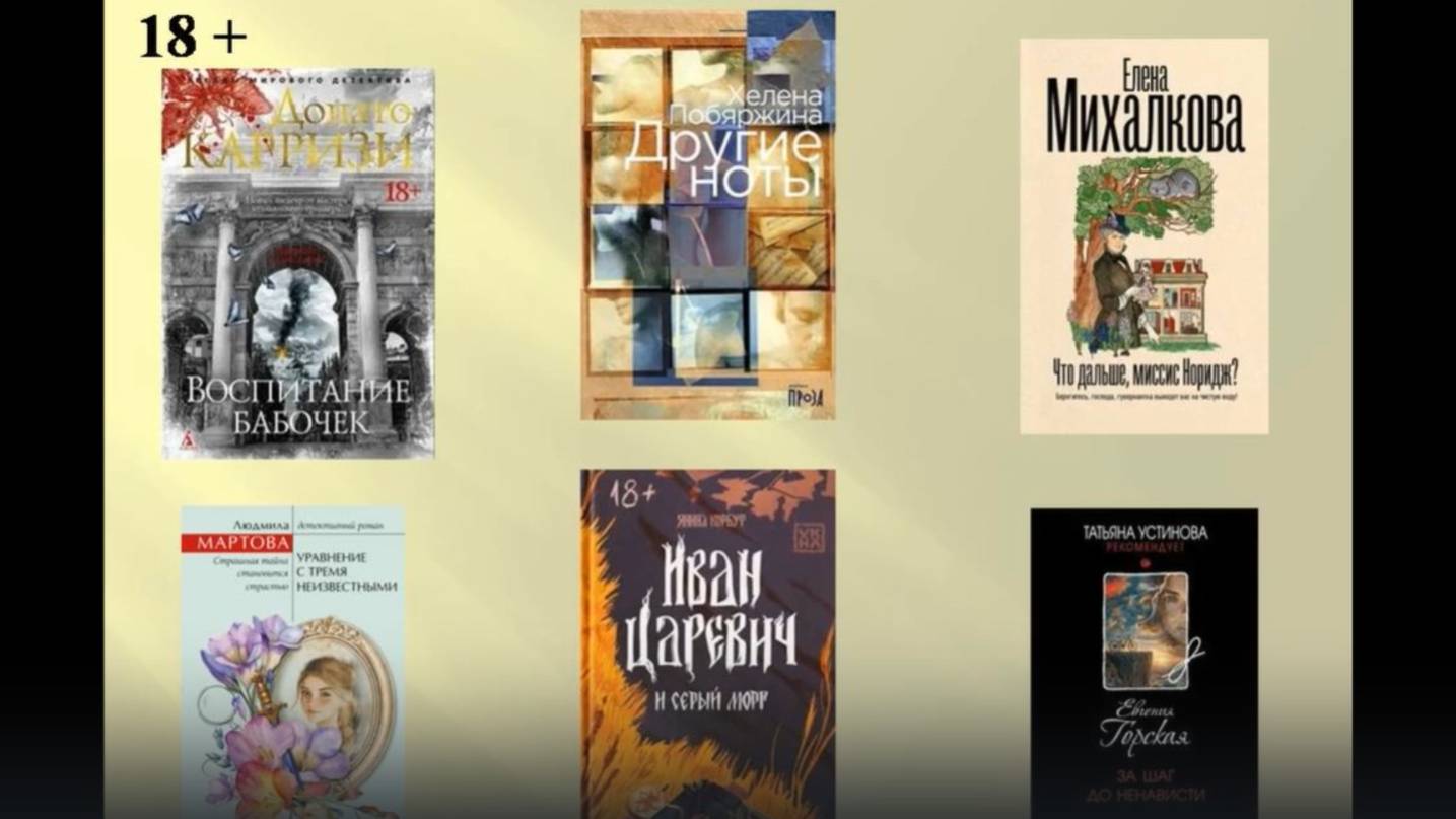 Обзоры книжных новинок.  выпуск 86