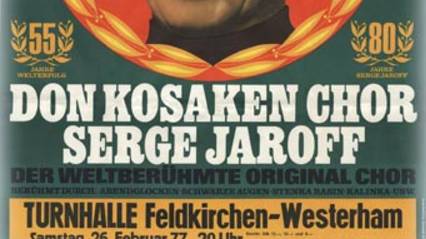 Хор Жарова в Ляйпцегской Филармонии. Баллада о Стеньке Разине, соло Олега Золотос.