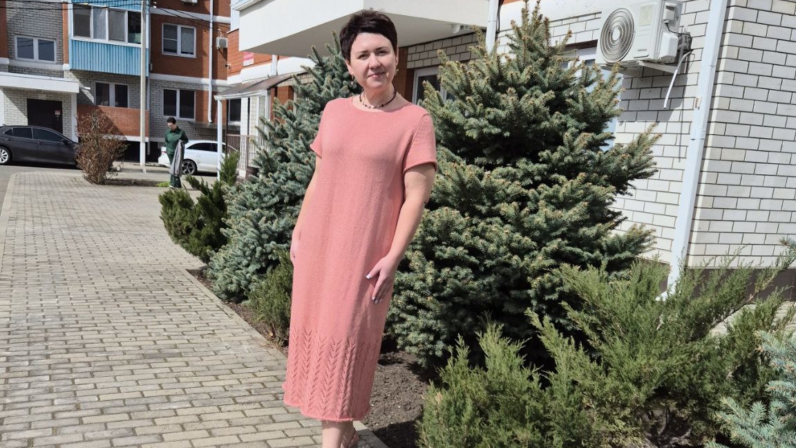 Платье из хлопка