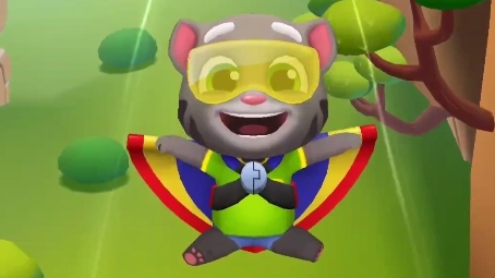 Говорящий Том бег за золотом