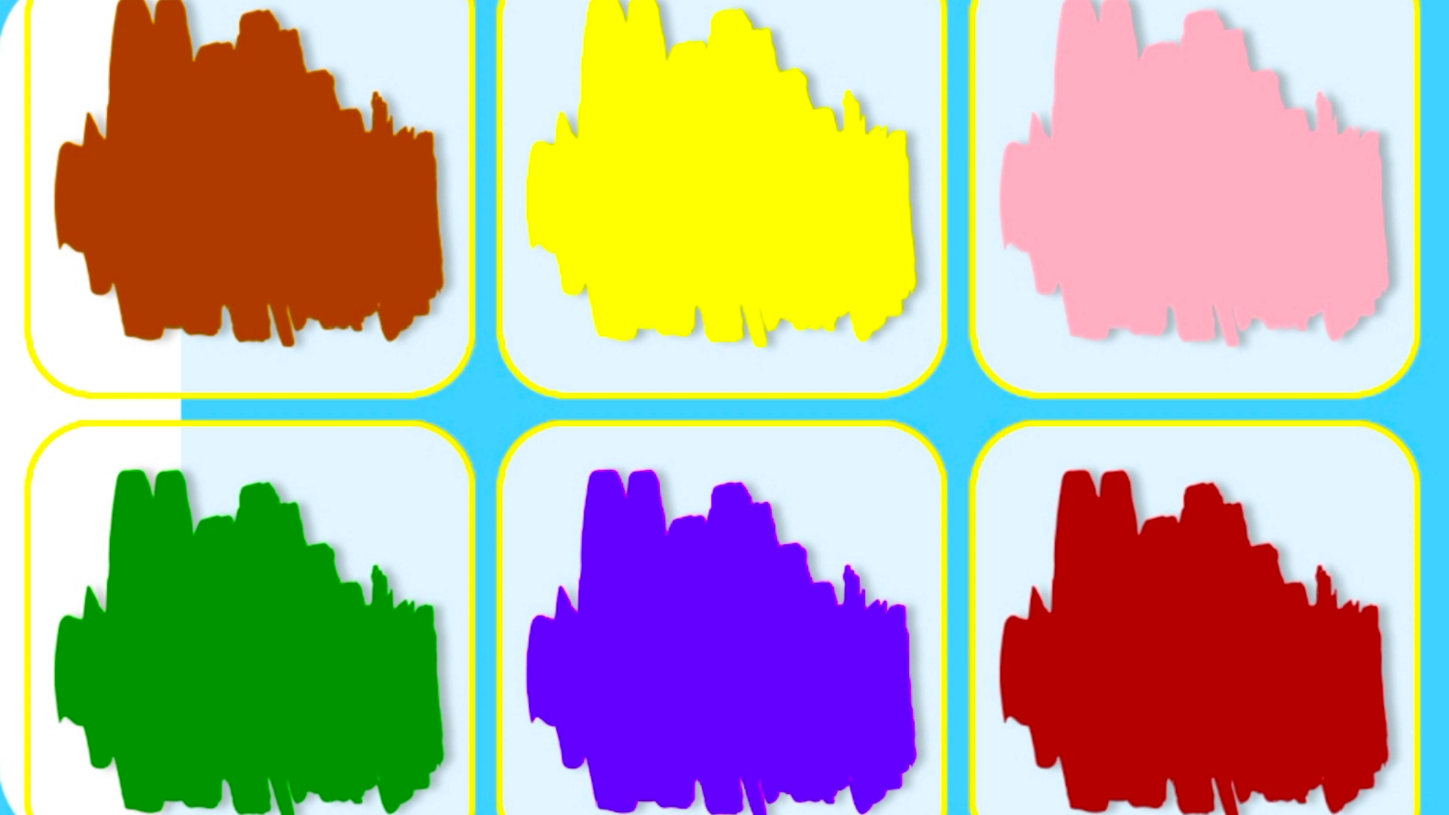 Учим Цвета с малышами/ Учим названия цветов на русском языке/ развивающий мультфильм для детей