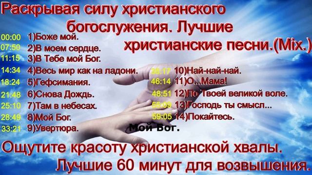 Раскрывая силу богослужения. Лучшие христианские песни(Mix.)