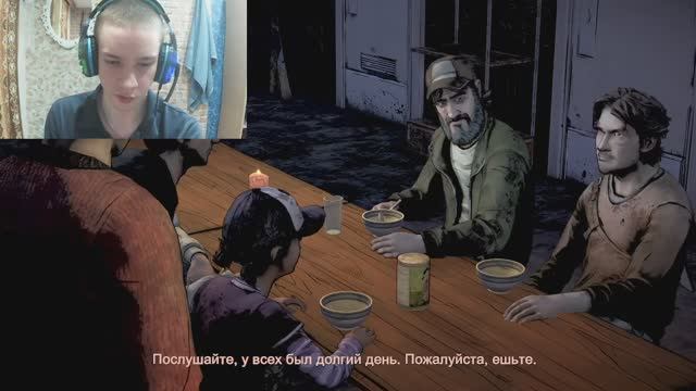 The Walking Dead: Season Two Эпизод 2 Ник Мёртв ну зато Клементина Нашла Кенни Прохождение #4