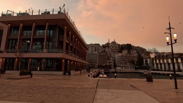 Стамбул. Босфор. Закат