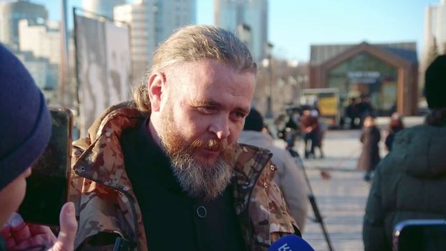 Пресс-подход: участник операции "Поток" отец Алексий из Козельской епархии