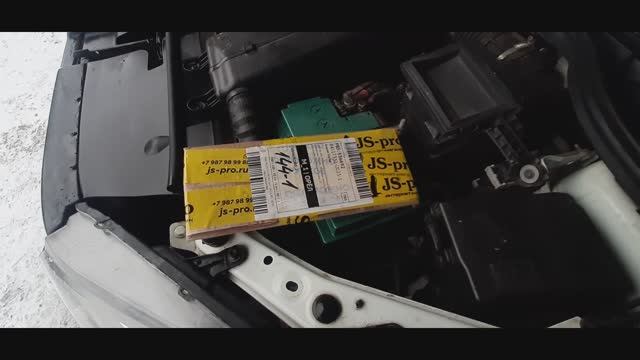 Установка фильтра сетки печки на лада веста