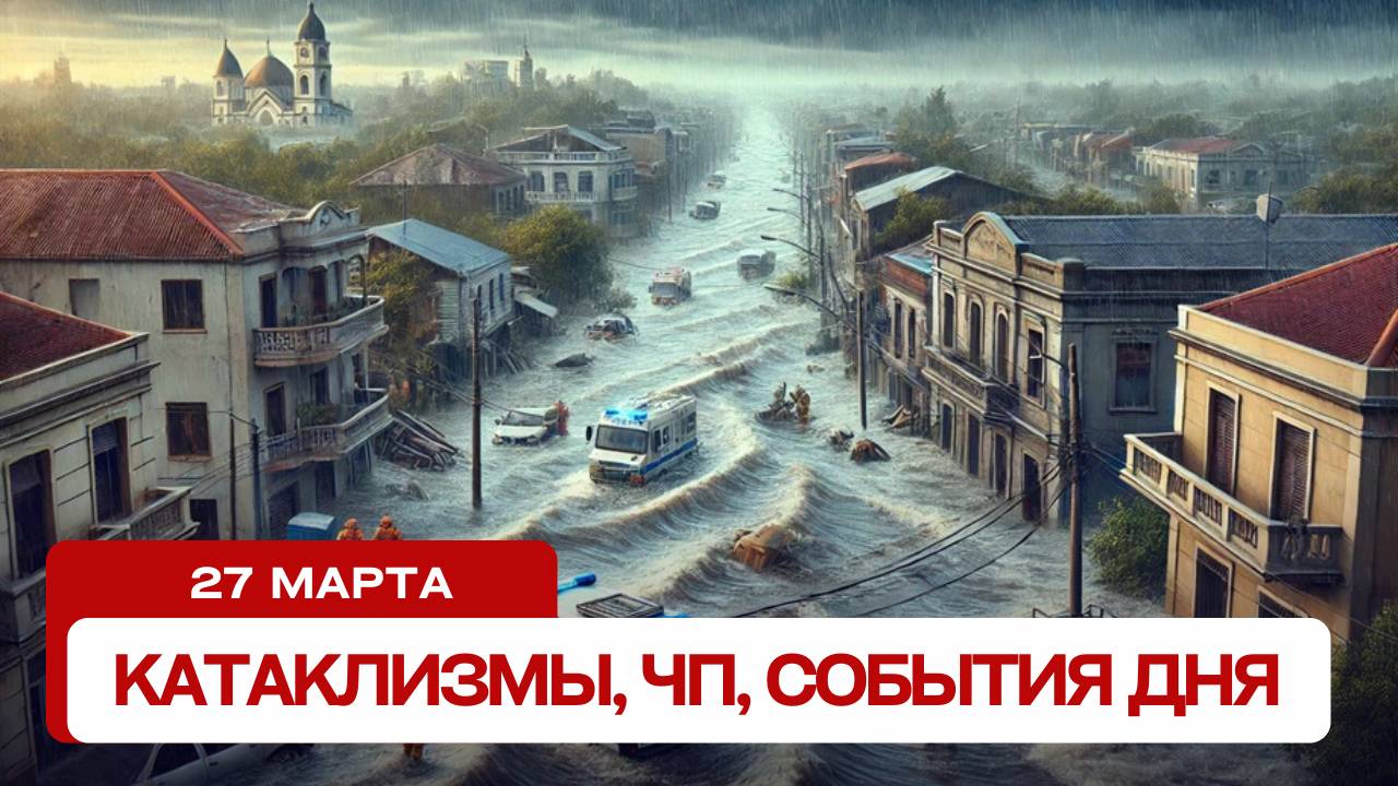 Катаклизмы за день 27.03.2025. Новости, ЧП, события дня