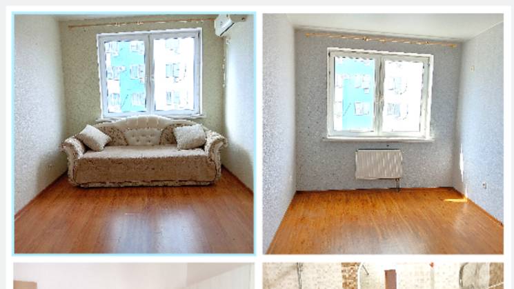 2 квартира 57.3 м2 с ремонтом Краснодар вторичка рядом школа, три детских сада, парк Галицкого