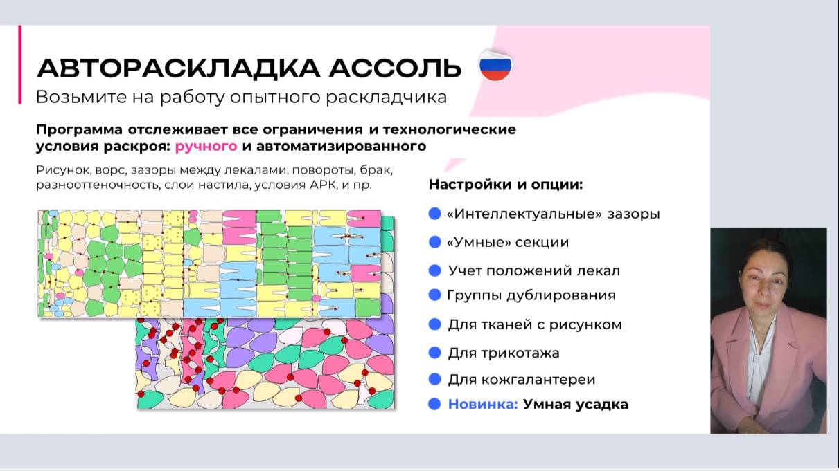 Автораскладка АССОЛЬ для руководителей швейного бизнеса - 2025