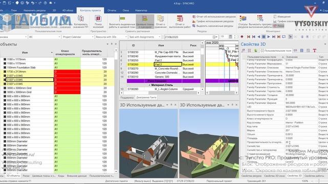[Курс «SYNCHRO Pro»] Окраска по колонке таблицы 3D