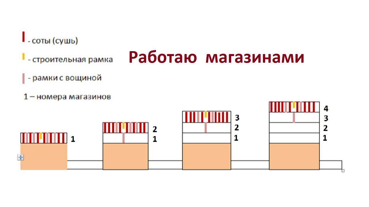 Как я применяю магазинные надставки на пасеке