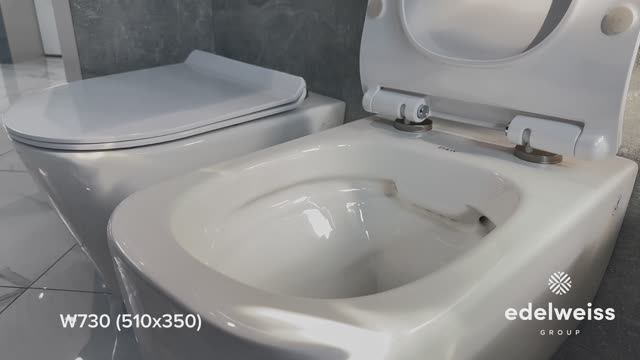 Унитаз подвесной Black & White W-730