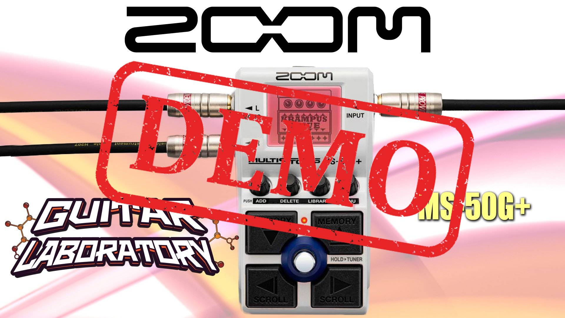 Педаль эффектов ZOOM MS-50G+ - демонстрация использования