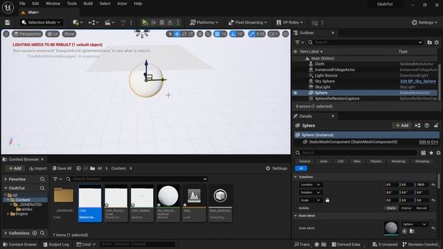 How to Create Amazing Cloth Simulations with Chaos Cloth in Unreal Engine 5