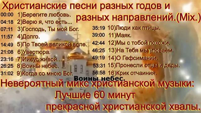 Христианские песни разных годов и разных направлений.(Mix.)
