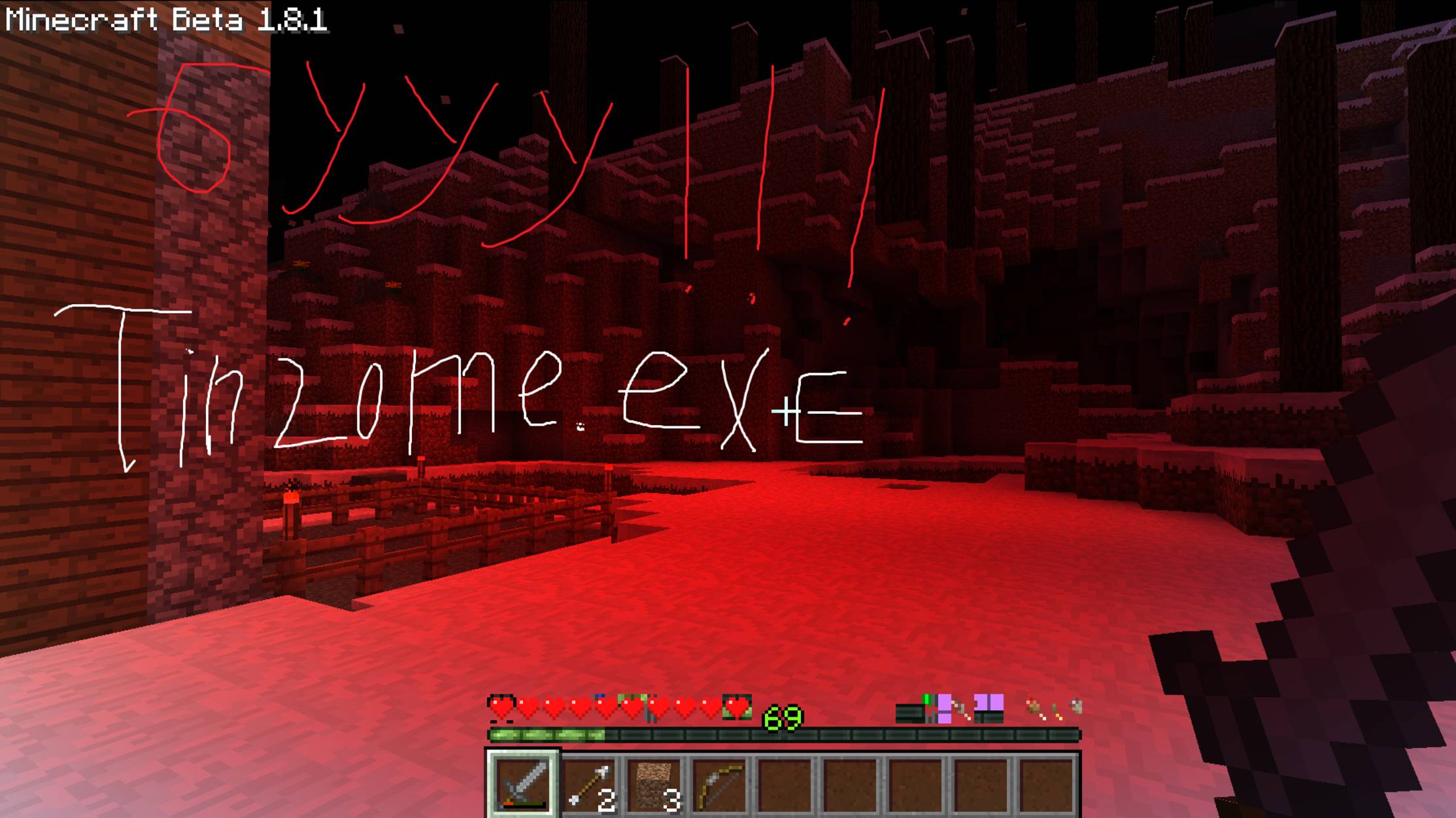 Minecraft Tin20me.exe (Tin20me_4)- Страшный геймплей