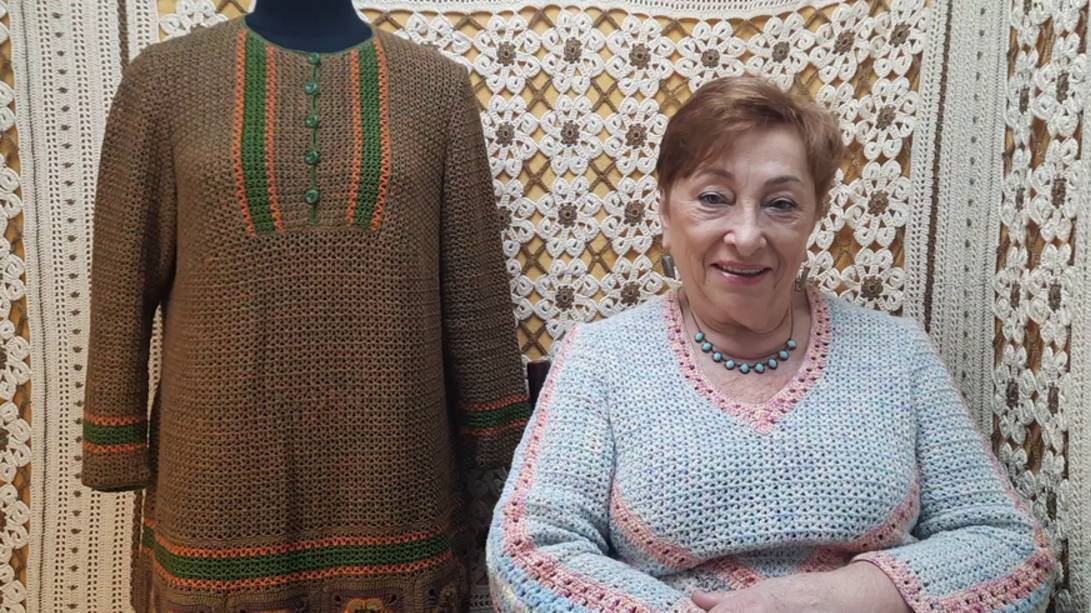 Платье "Яшма". Мастер-класс по вязанию крючком от О. С. Литвиной.