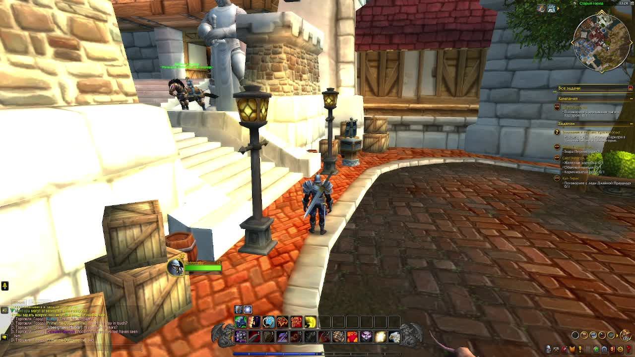 World of Warcraft приключения Майнкрафтеров Островетян В Wow