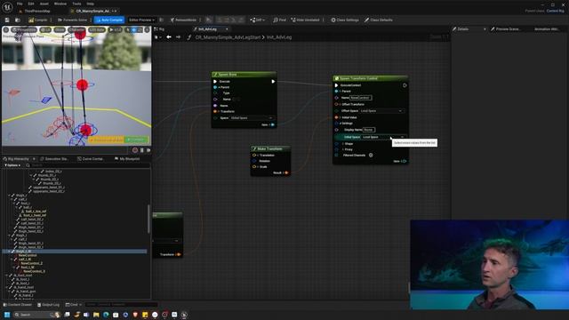 Control Rig #10-1_   Advance Leg Part 1_ Initialization & Setup _   Unreal Engine Tutorial