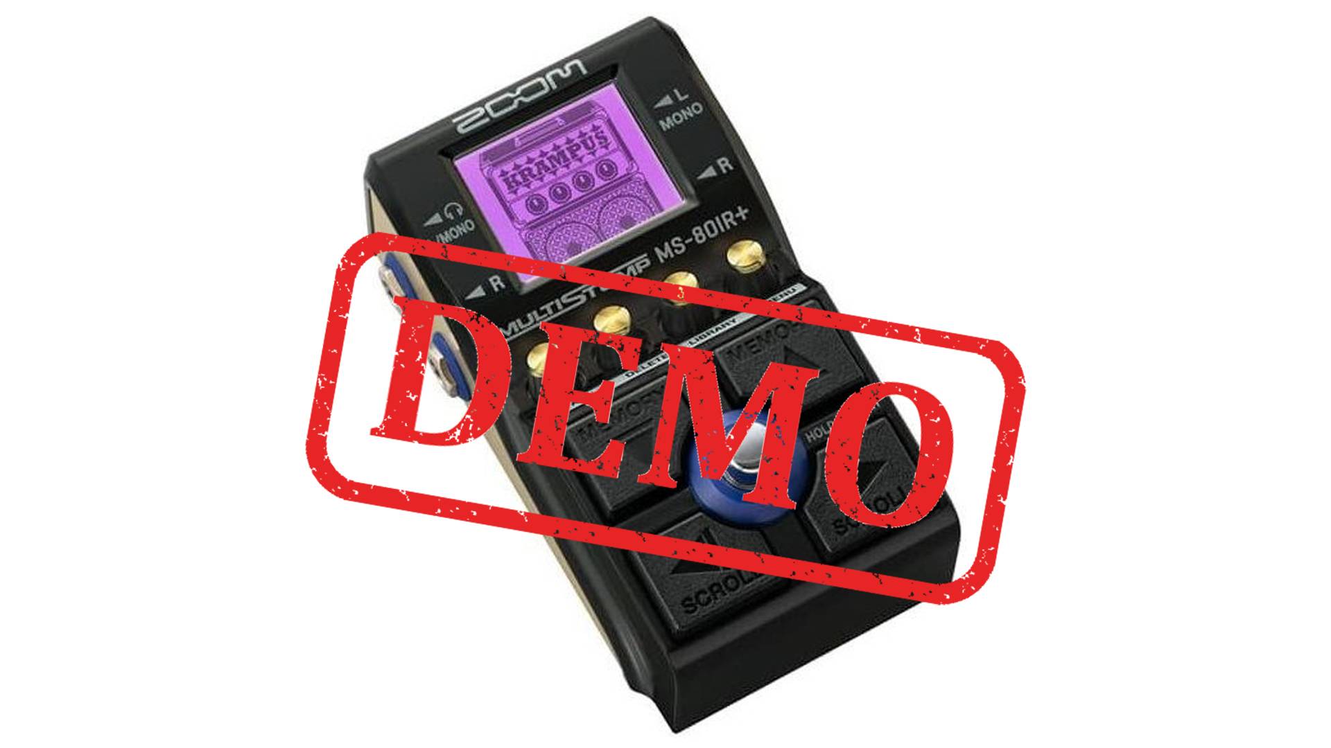 Педаль эффектов ZOOM MS-80IR+ - демонстрация звучания