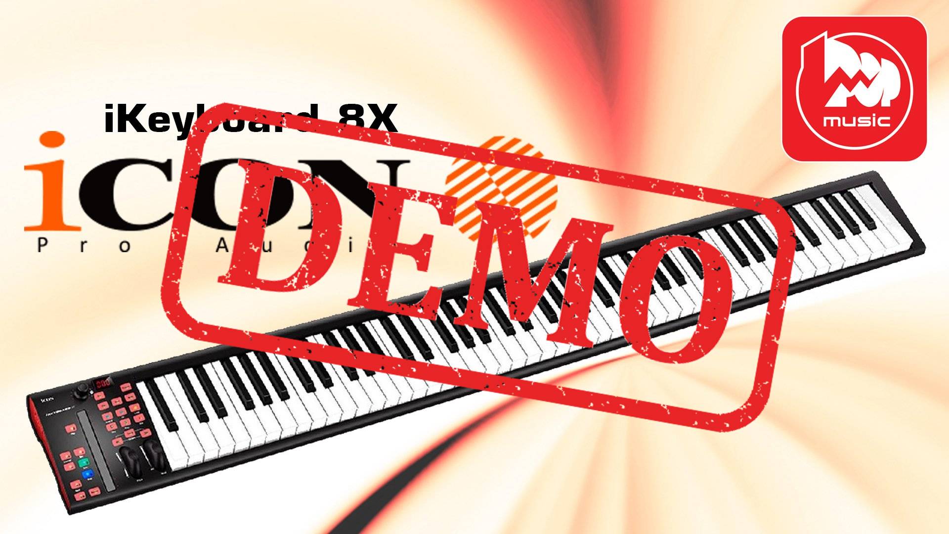 MIDI-клавиатура iCON iKeyboard 8X - демонстрация использования