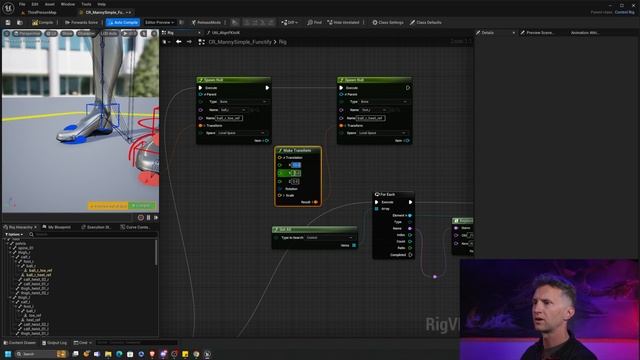 Control Rig #9_ Functions & Cleanup _ Unreal Engine Tutorial