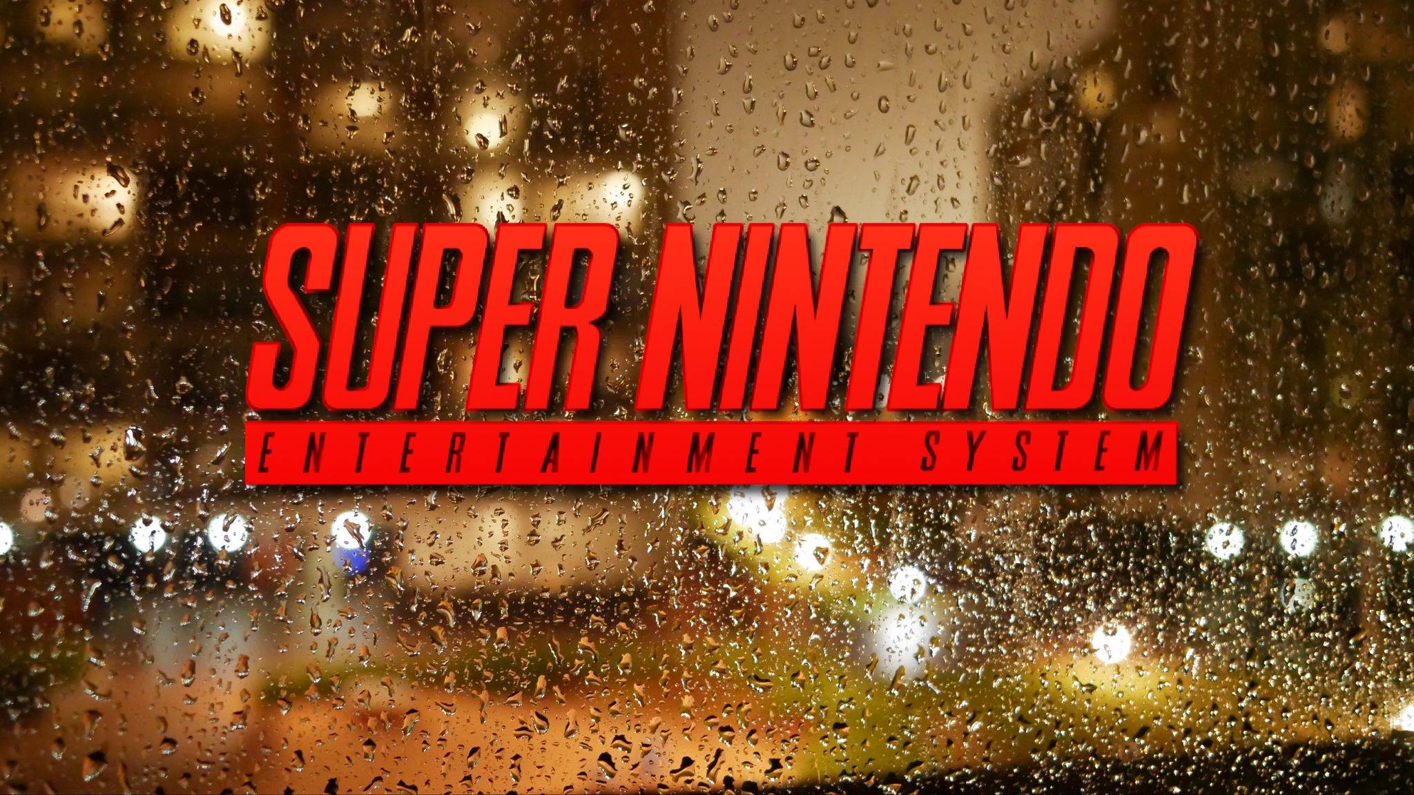 Super Nintendo Music (With Rain and Thunder Sound Effects)