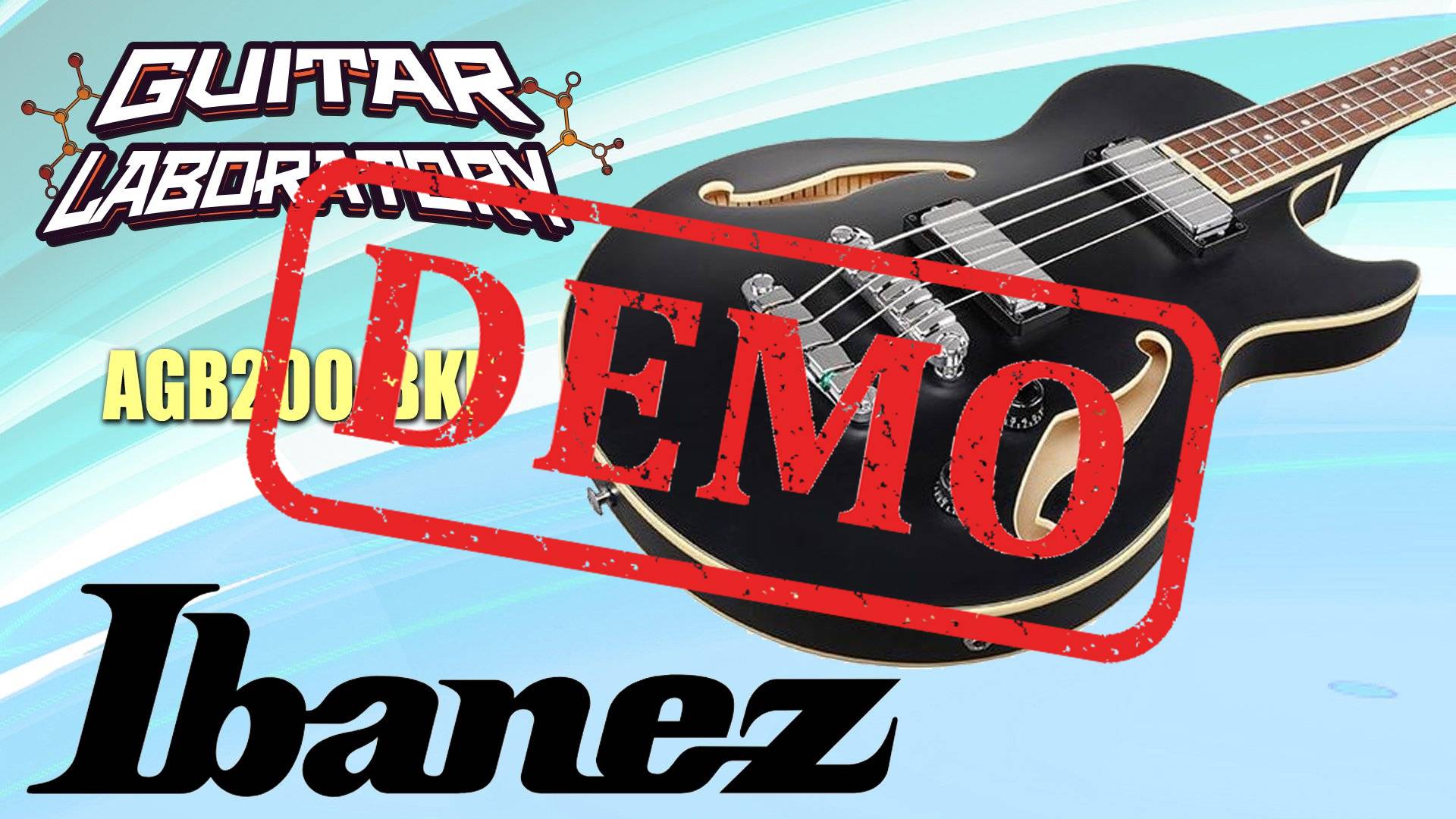 Бас-гитара IBANEZ AGB200 - демонстрация звучания