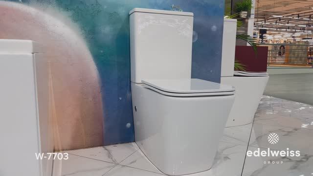 Унитаз-компакт Black & White W-7703