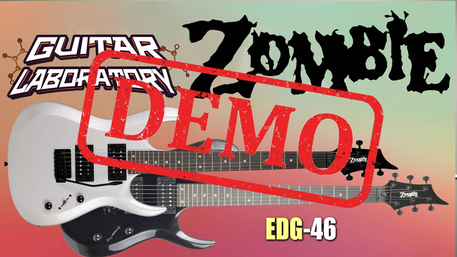 Электрогитара ZOMBIE EDG-46 - демонстрация звучания