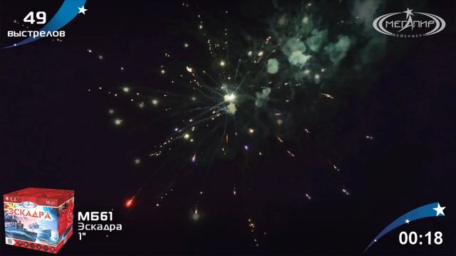 Батарея салютов  ЭСКАДРА 49 залпов калибр 1 МБ61