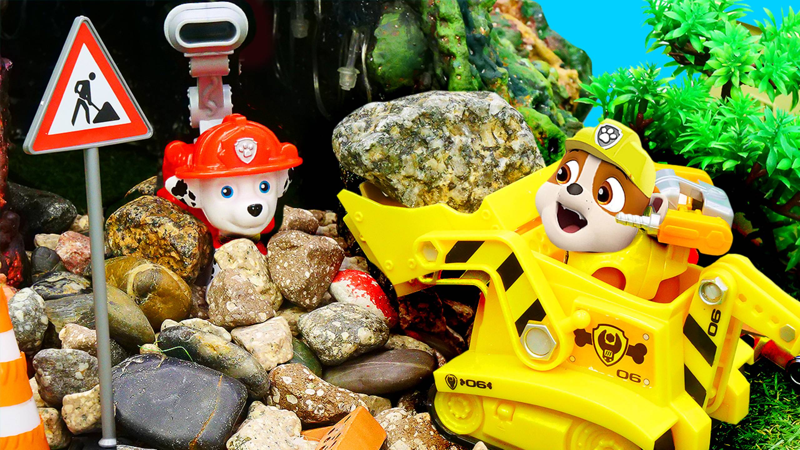 Маршала завалило камнями! Кто же его спасет? 😱