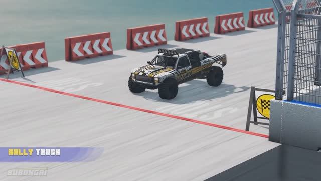 Какие транспортные средства проедут самую ВЫСОКУЮ плиту на скорости в BeamNG Drive