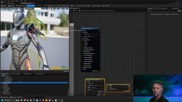 Corrective Poses with Control Rig Spherical Pose Reader _  Unreal Engine Tutorial