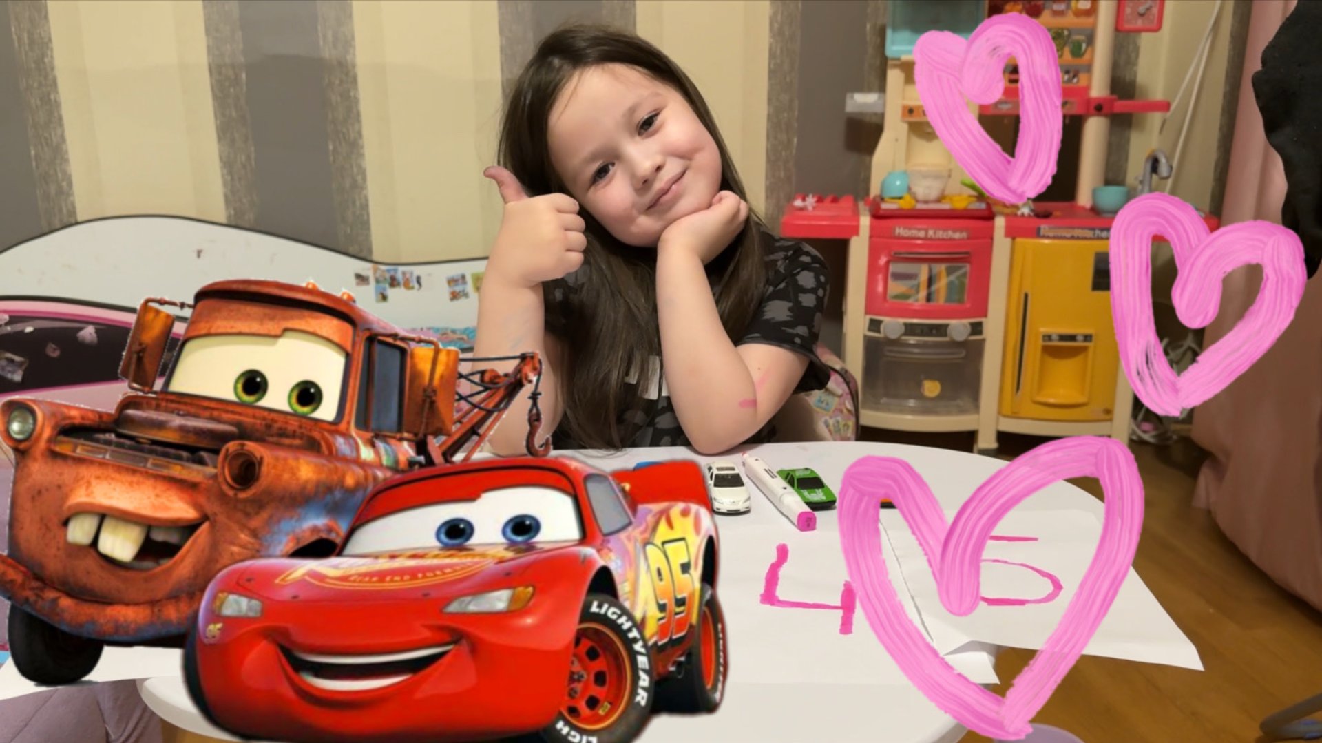 УЧИМ ЦИФРЫ ПО МАШИНКАМ 🩷 видео для детей👼🏻