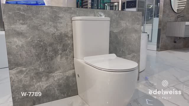 Унитаз-компакт Black & White W-7789