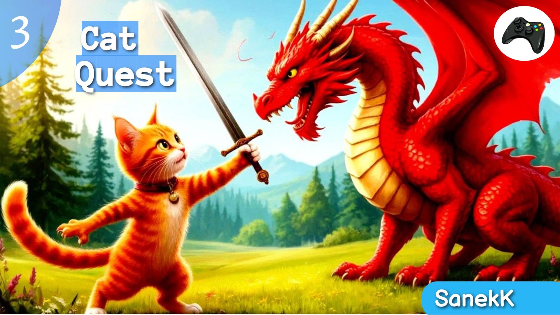 ХРАБРЫЙ КОТ ПРОТИВ ЗЛОГО ДРАКОНА ► Cat Quest [3]