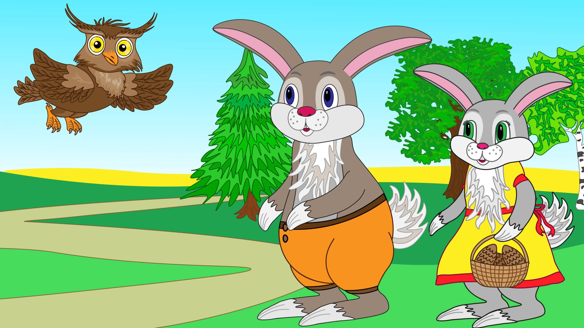 КАК ЗАЙЧАТА В ЛЕСУ ПОТЕРЯЛИСЬ! Познавательный мультфильм для детей!