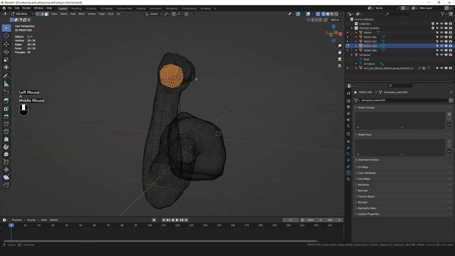 Destruction in Blender  physics interactions