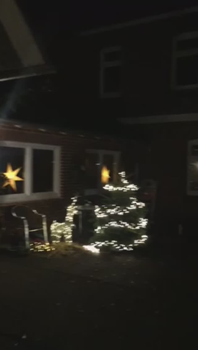 Пригород Ганновера, Германия. Рождественские дни.