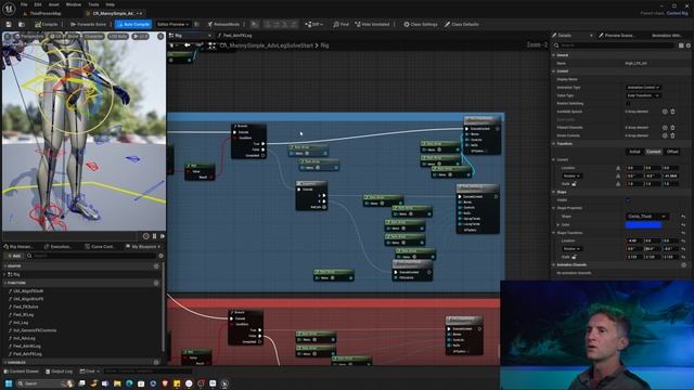 Control Rig #10-3_   Advance Leg_ Forward FK Solve _   Unreal Engine Tutorial