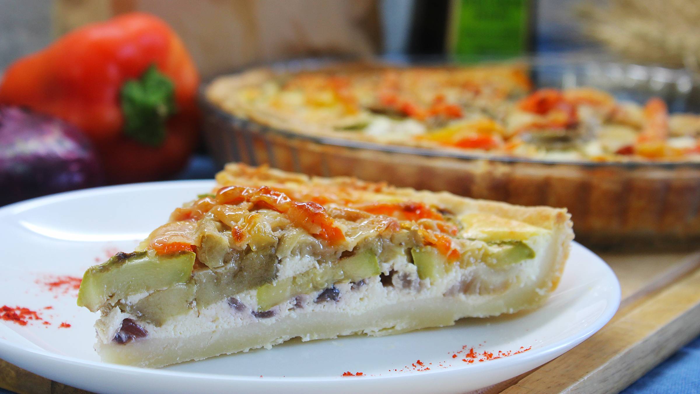 Пирог с овощами и сыром фета в духовке. Как приготовить вкусный овощной пирог.