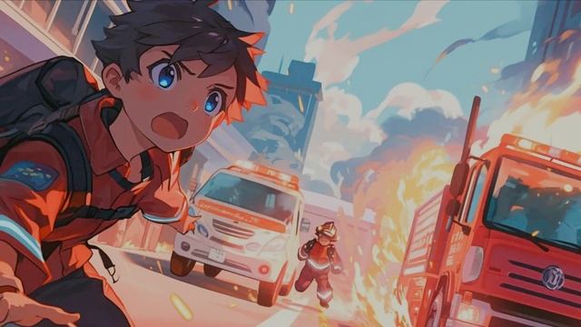 Папа пожарный