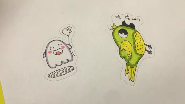 КАК НАРИСОВАТЬ идеи в Личный Дневник /Наклейки своими руками ЧАСТЬ 3