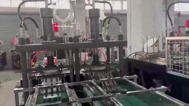 2-х поточная машина для формовки картонных тарелок MB-500