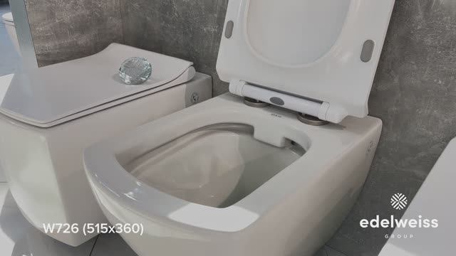 Унитаз подвесной Black & White W-726