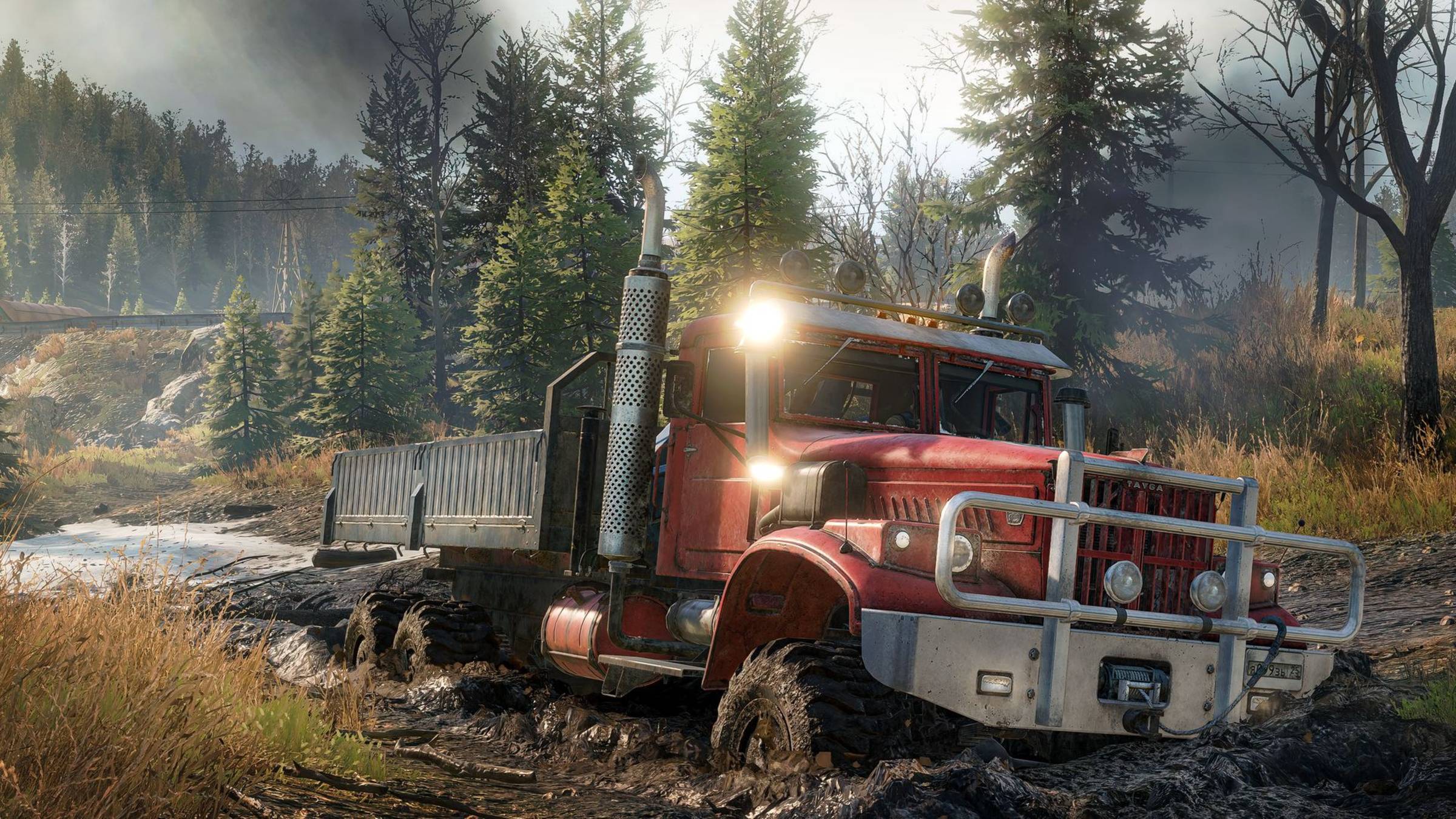 SnowRunner-Белозёрские пашни,центральная Азия