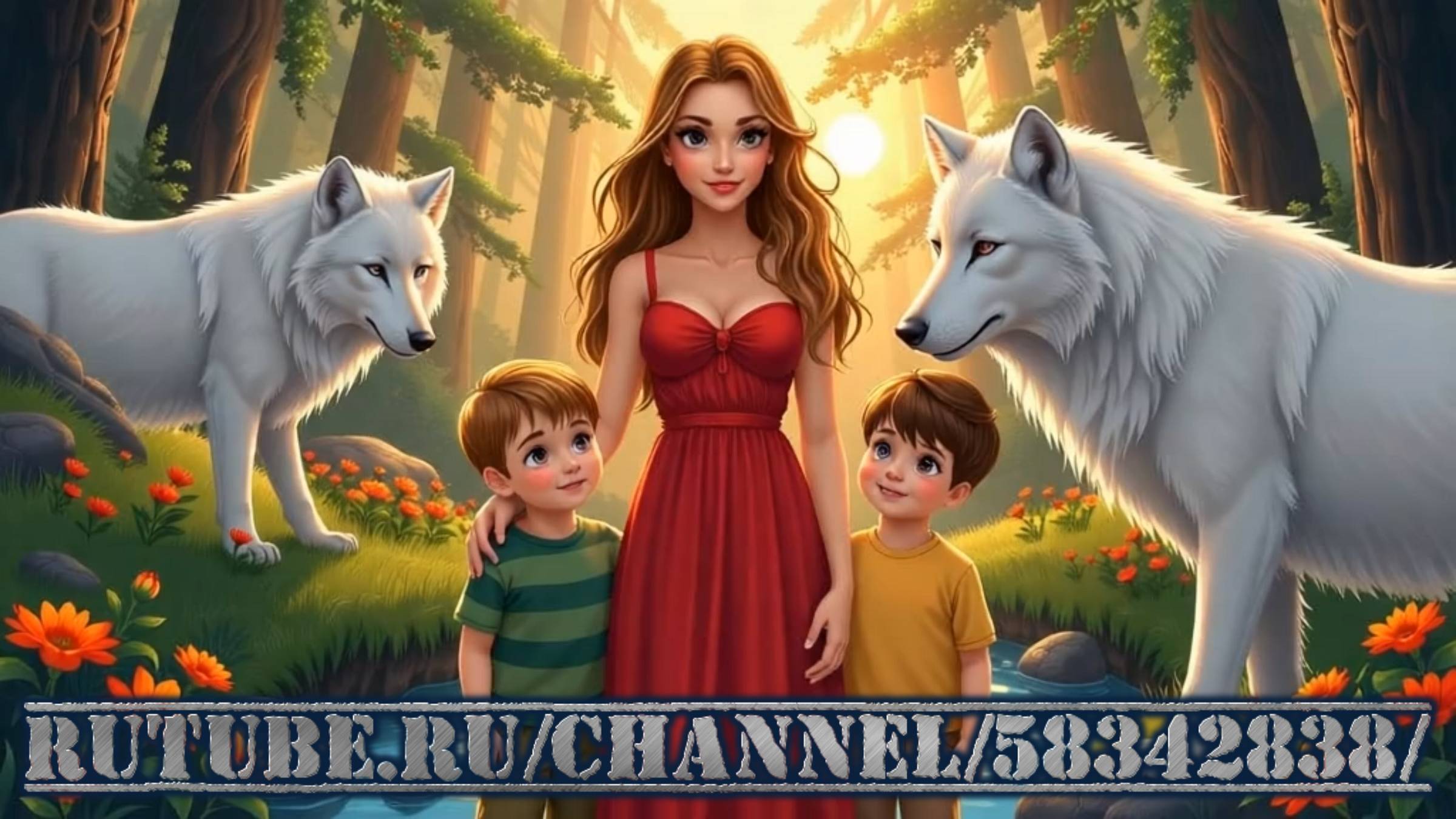 Как мама спасала волков, а они спасали семью - сказка про волков